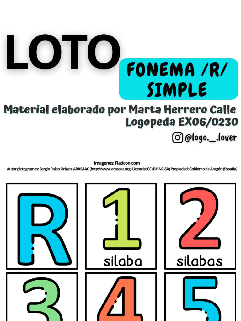 Loto R Simple | PDF