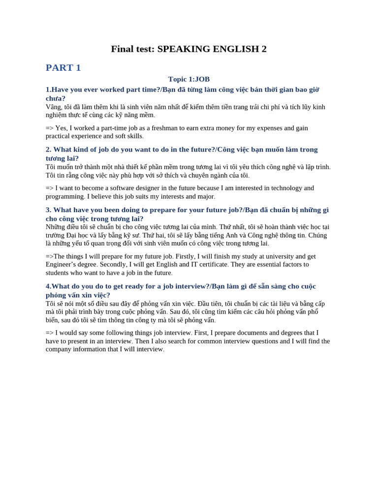 Final Test | PDF