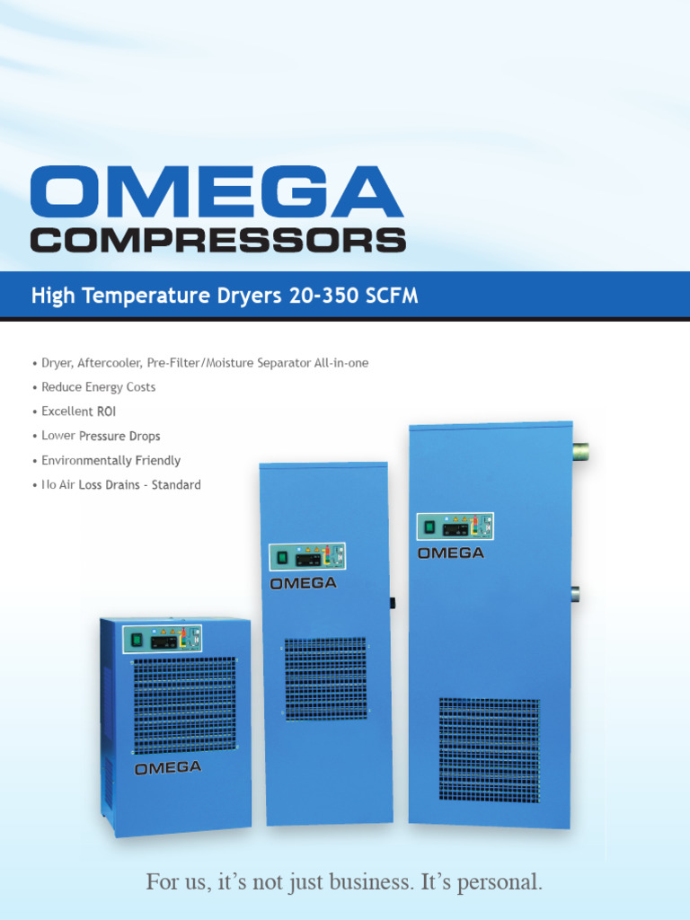 High Temperature Compressed Air Dryers | PDF | Heat Exchanger | Clothes ...