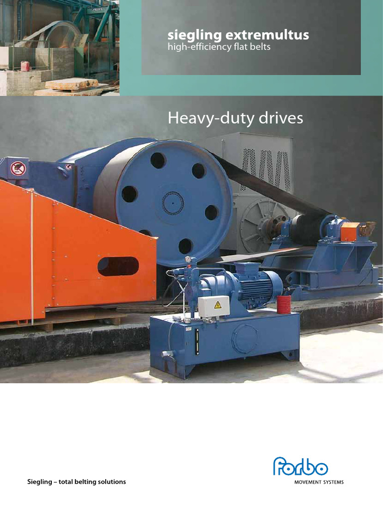 Forbo - Heavy-Duty Drives | PDF | Belt (Mechanical) | Materials