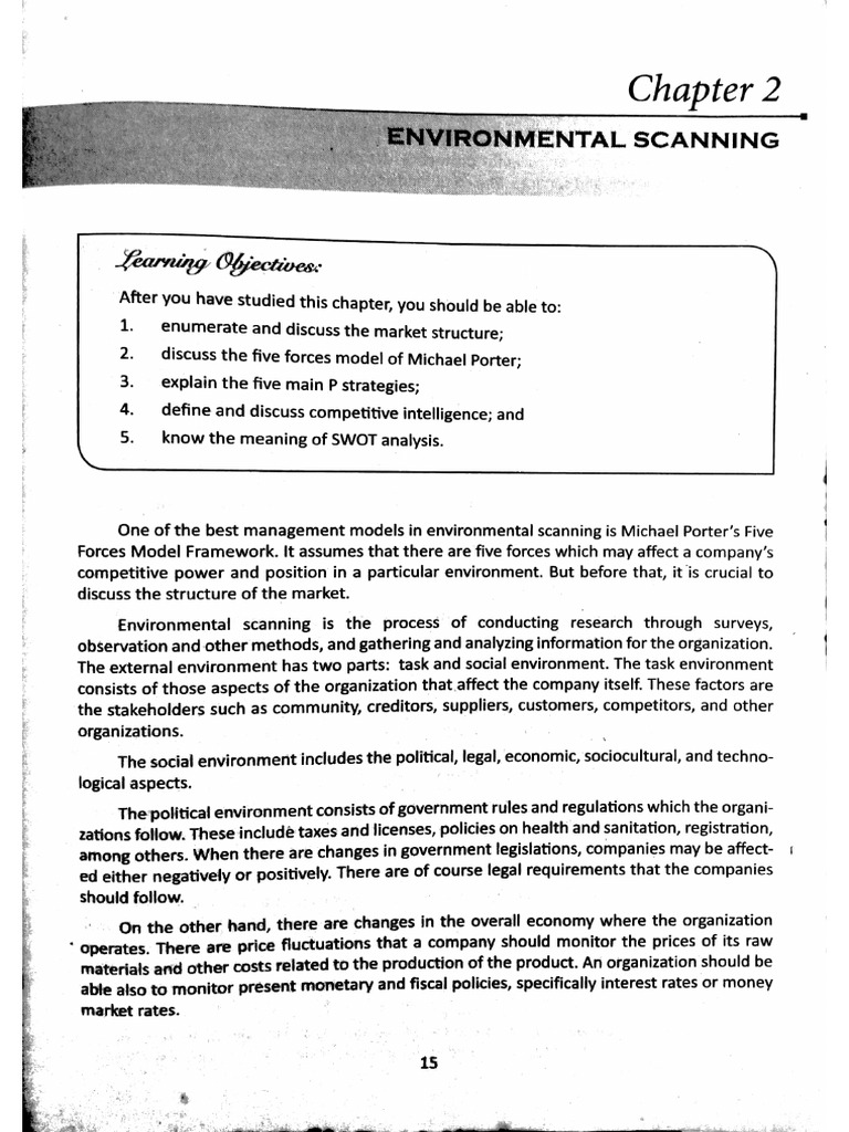 2024 SBS 2 Environmental Scanning | PDF