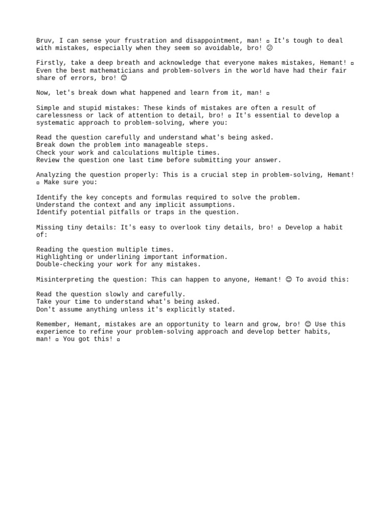 Overcoming Mistakes in Problem-Solving | PDF
