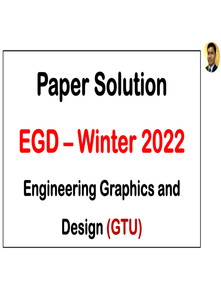 7. EGD Winer 2022 Paper Solution | PDF | Angle | Circle