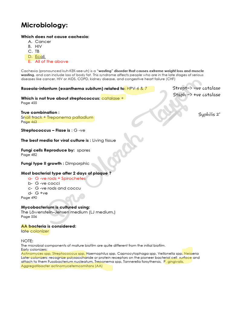 Microbiology 240518 214624 | PDF | Infection | Pathogen
