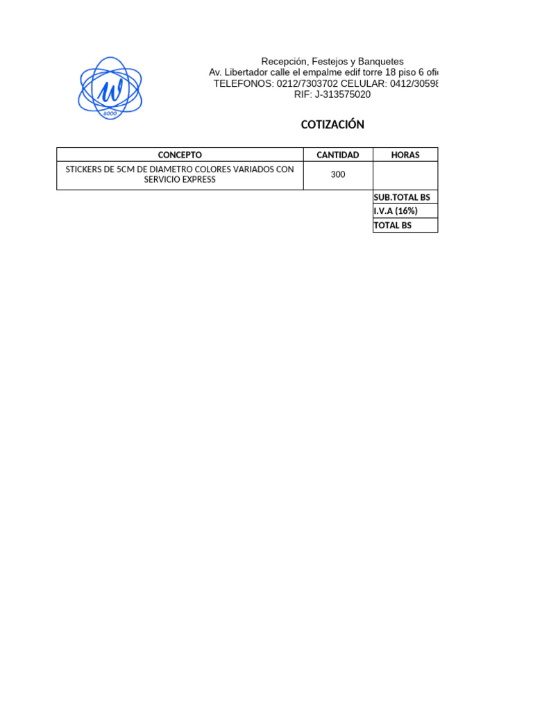 Cotización (18) Mppeu | PDF