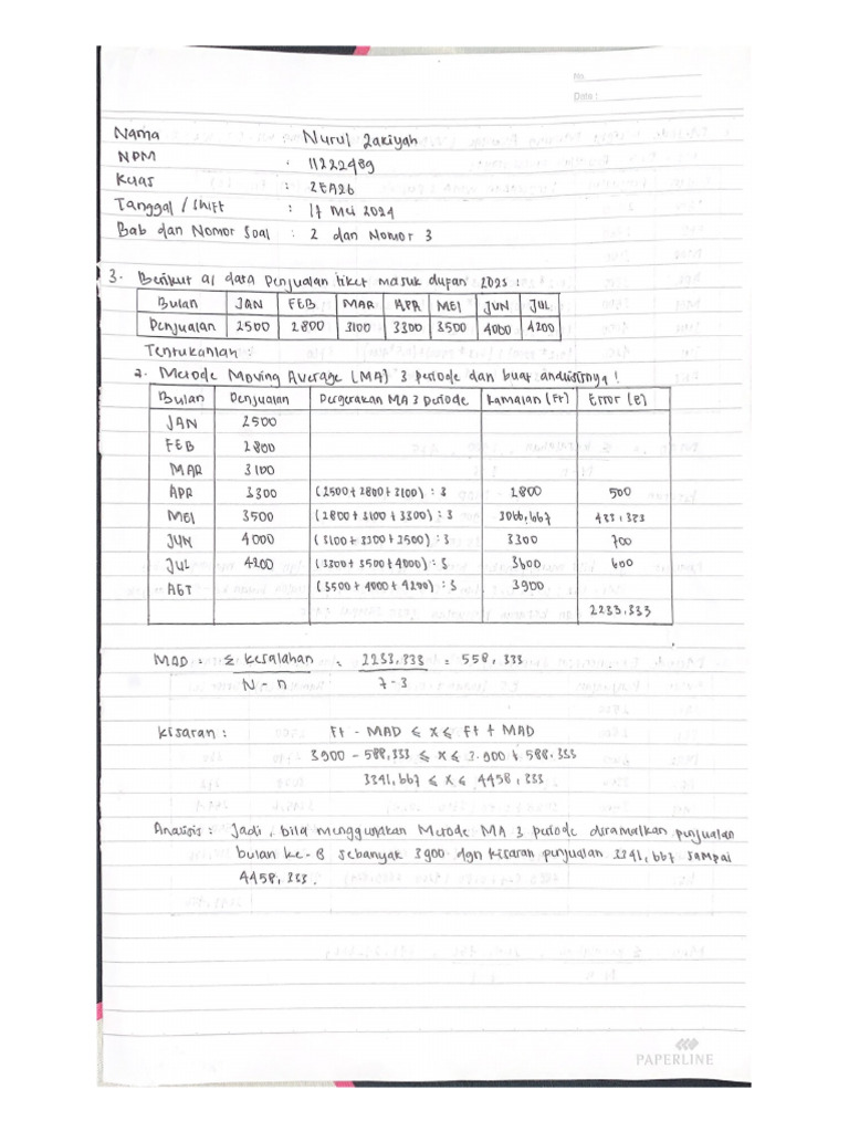 Nurul Zakiyah 11222489 2ea26 La Bab 2 No 3 | PDF