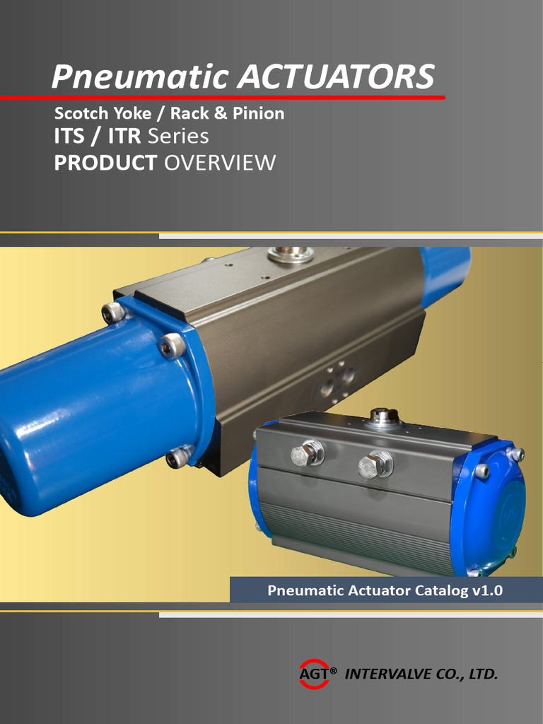 Pneumatic Actuator Catalog Overview | PDF | Actuator | Valve