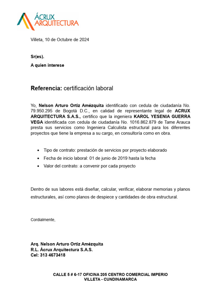 Certificado Karol | PDF