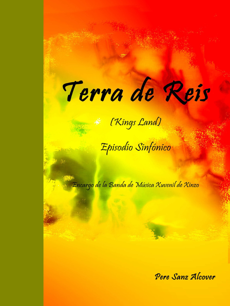 Terra de Reis - Pere Sanz - Score & Parts - #1930 | PDF | Musicología ...