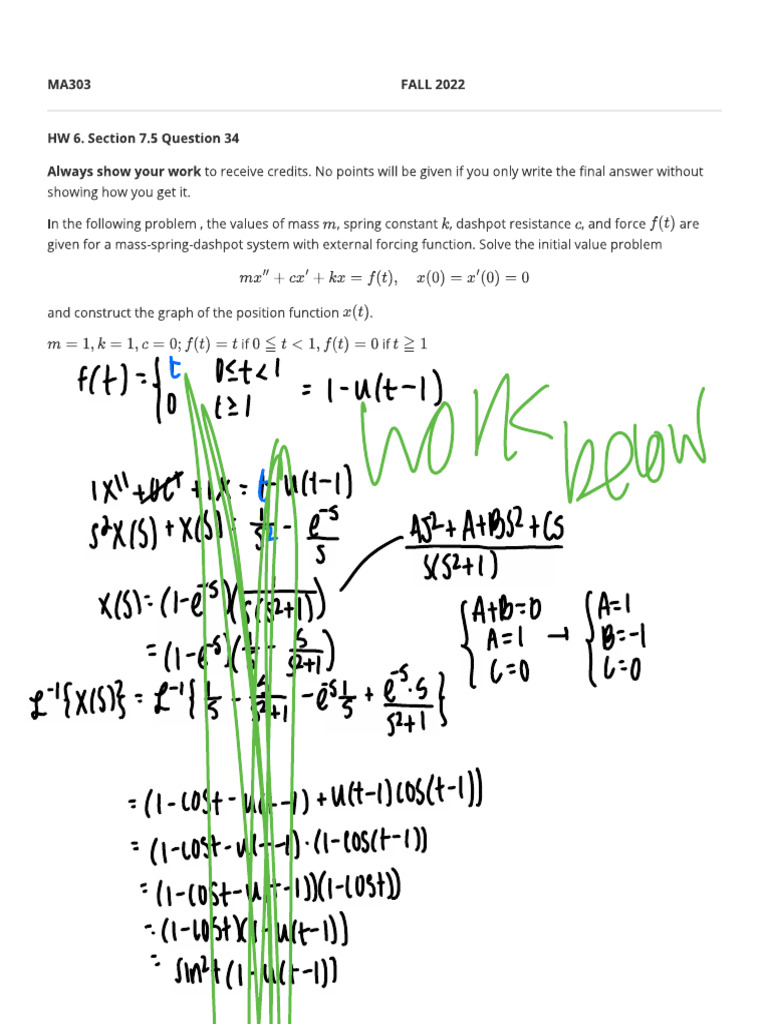 Handwritten HW 6 | PDF