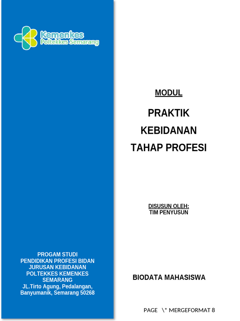 Modul Praktek Profesi 2024-2025 (1) | PDF