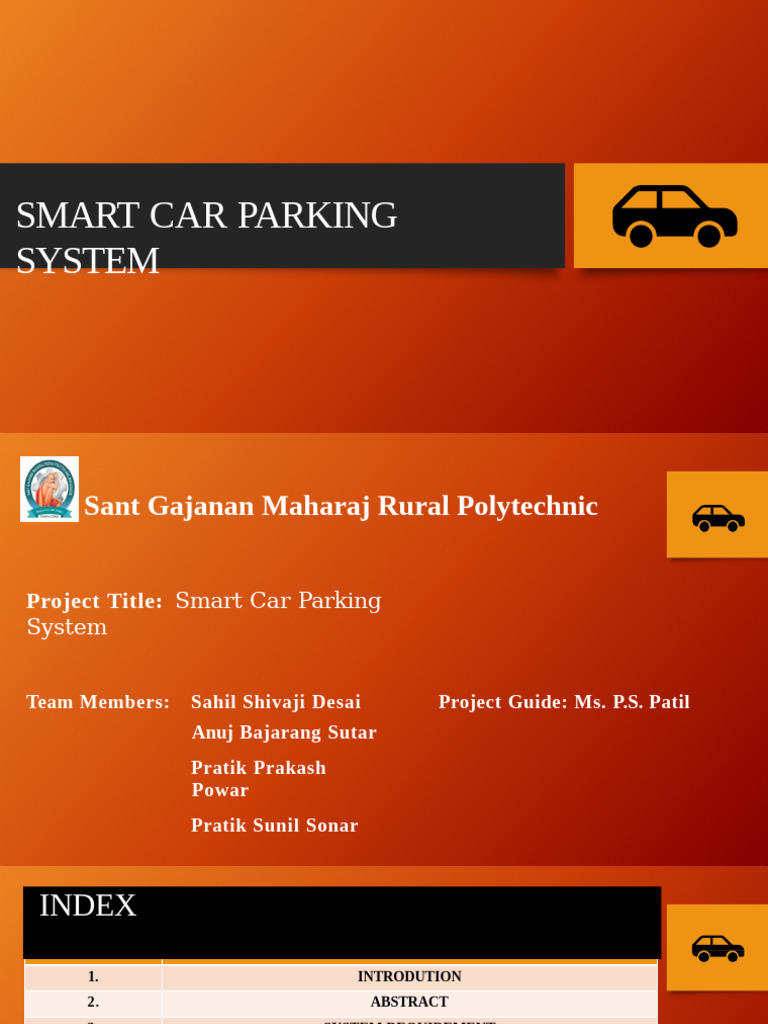 final ppt 3 | PDF | Parking | Car final ppt 3 | PDF | Parking | Car