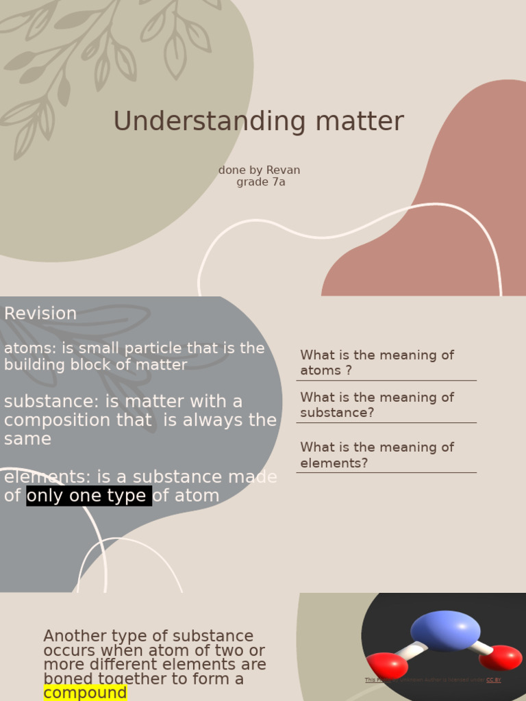Understanding Matter | PDF