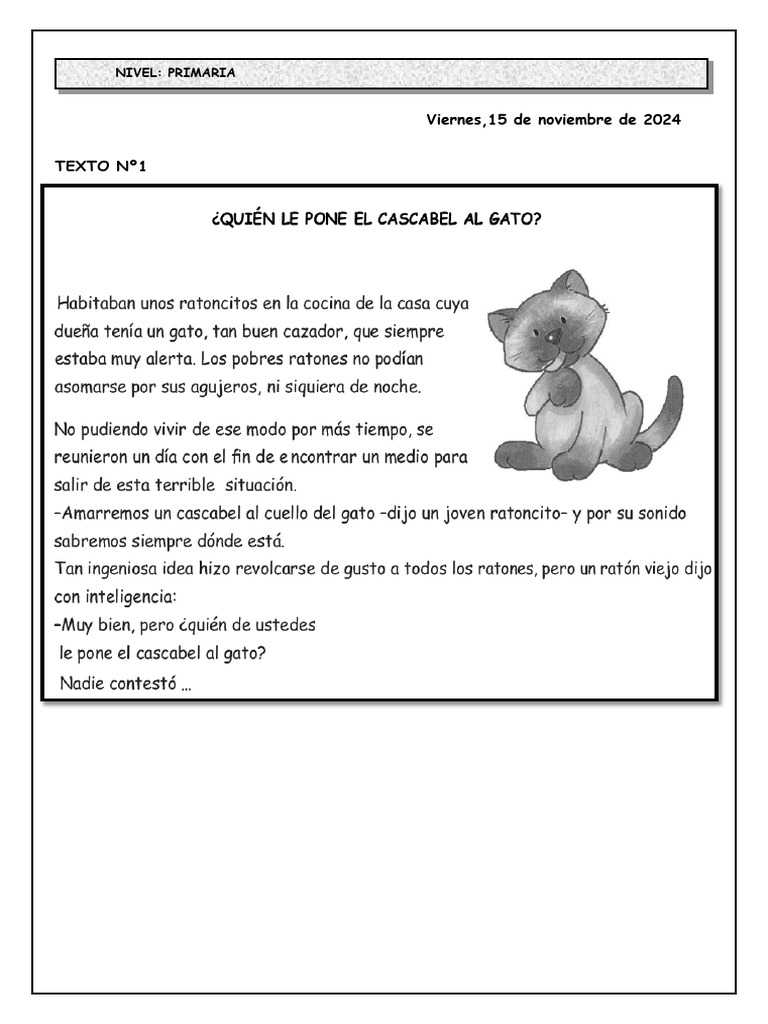 Lecturas 2do 15-11 | PDF