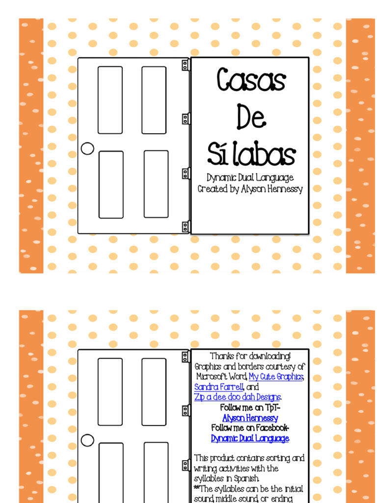 Casas de S Labas: Dynamic Dual Language Created by Alyson Hennessy | PDF