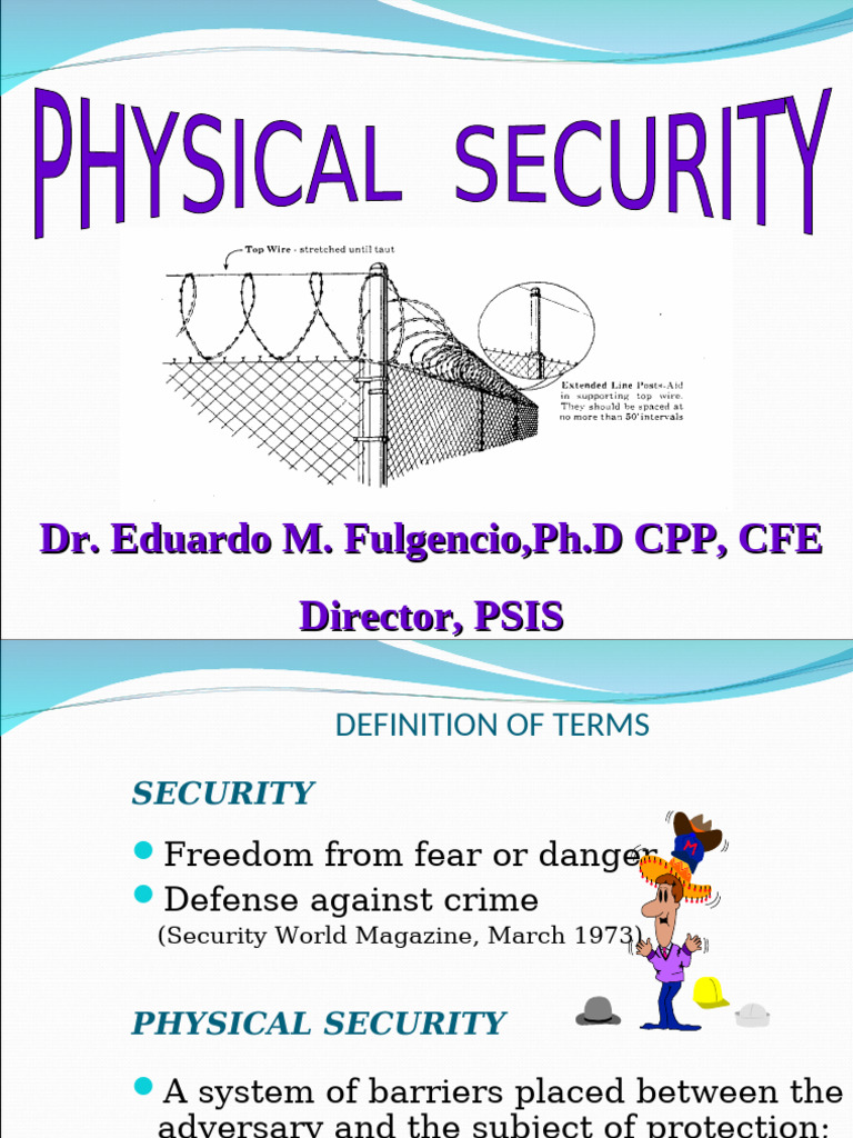 PHYSICAL SECURITY | PDF | Physical Security