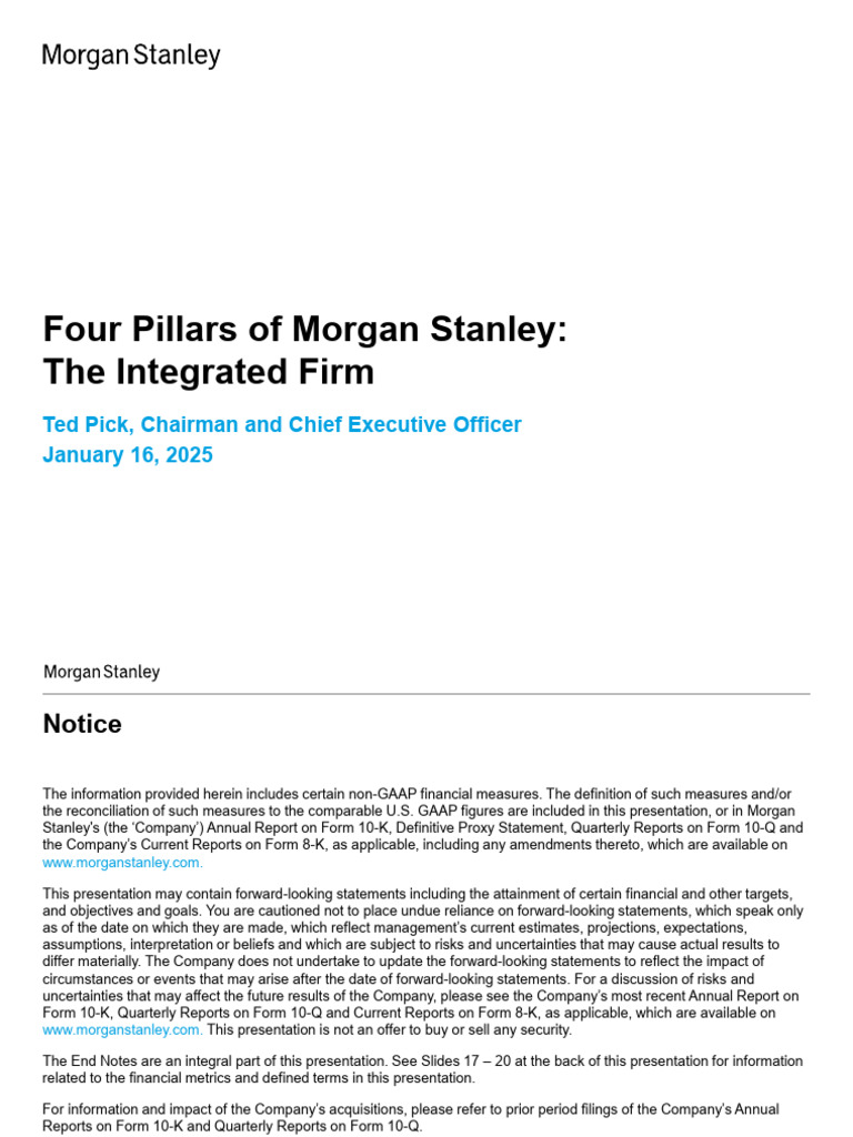 Morgan Stanley | PDF | Risk | Investing