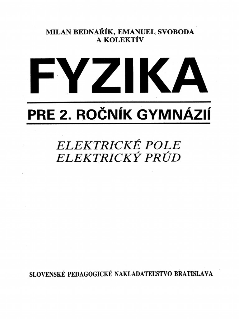 Fyzika 2 e | PDF