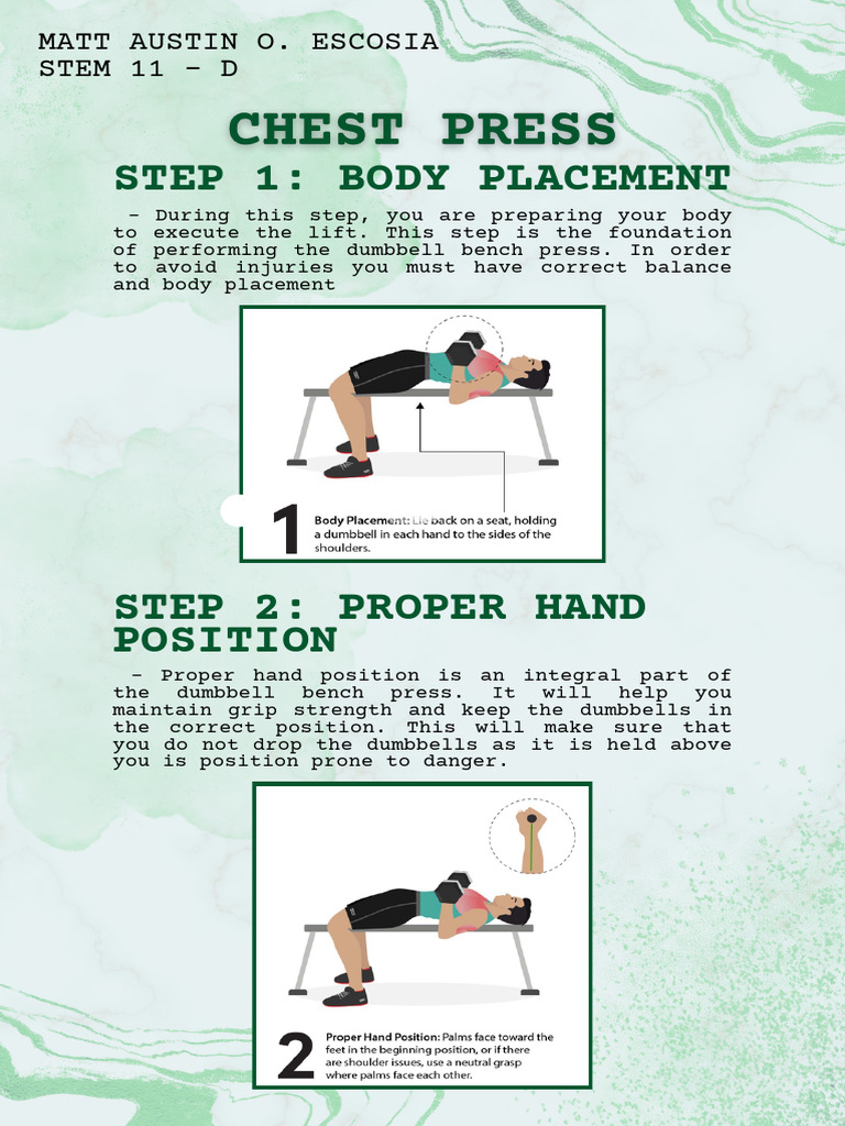 Step by Step Exercise Execution Escosia | PDF | Hip | Musculoskeletal ...