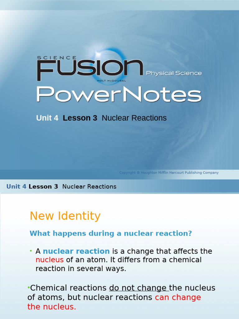 Nuclear Reactions 2 | PDF | Nuclear Physics | Nuclear Reaction