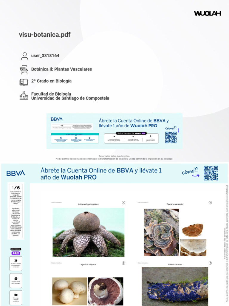 Wuolah Free Visu Botanica | PDF | Hongo | Micología