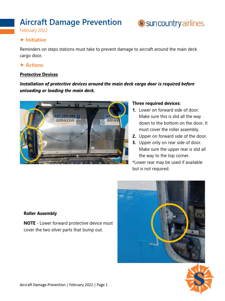 Preventing Aircraft Damage: Key Steps | PDF