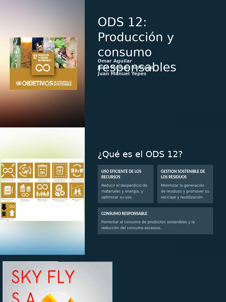 ODS 12 Produccion y Consumo Responsables | PDF | Sustentabilidad ...