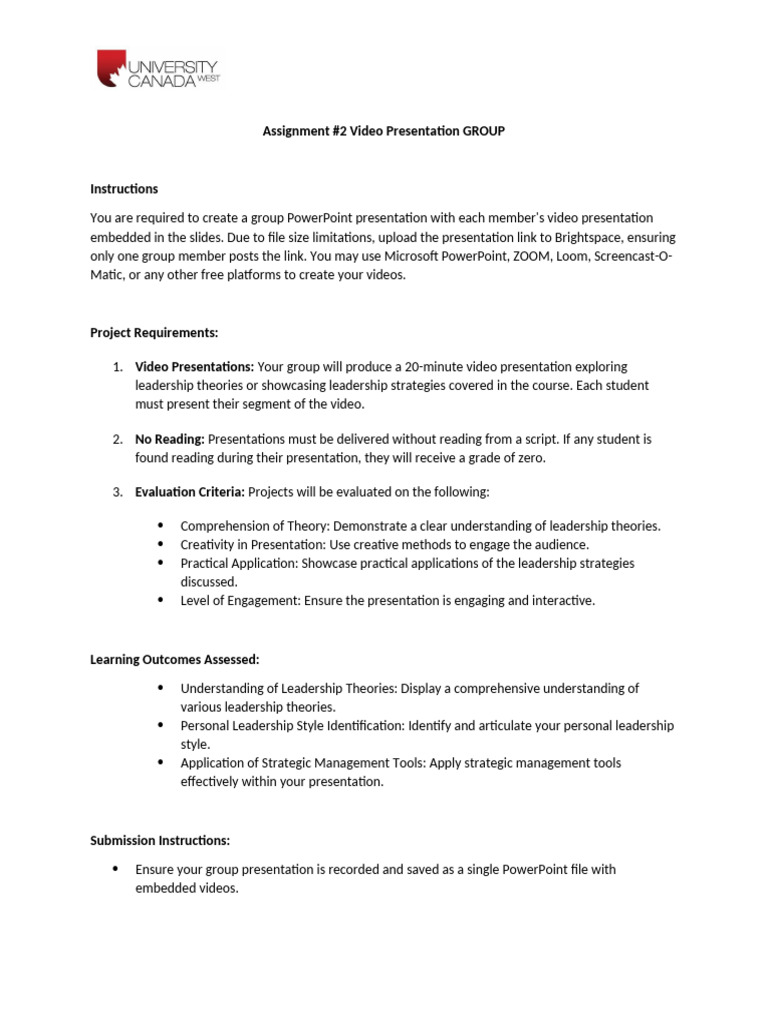 Group Assignment 2 Video Presentation 2 Pdf Microsoft Power Point 2188