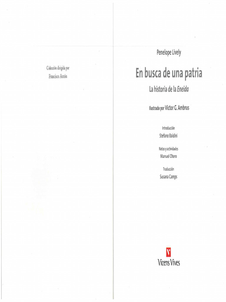 En Busca de Una Patria La Historia de La Eneida 2 | PDF