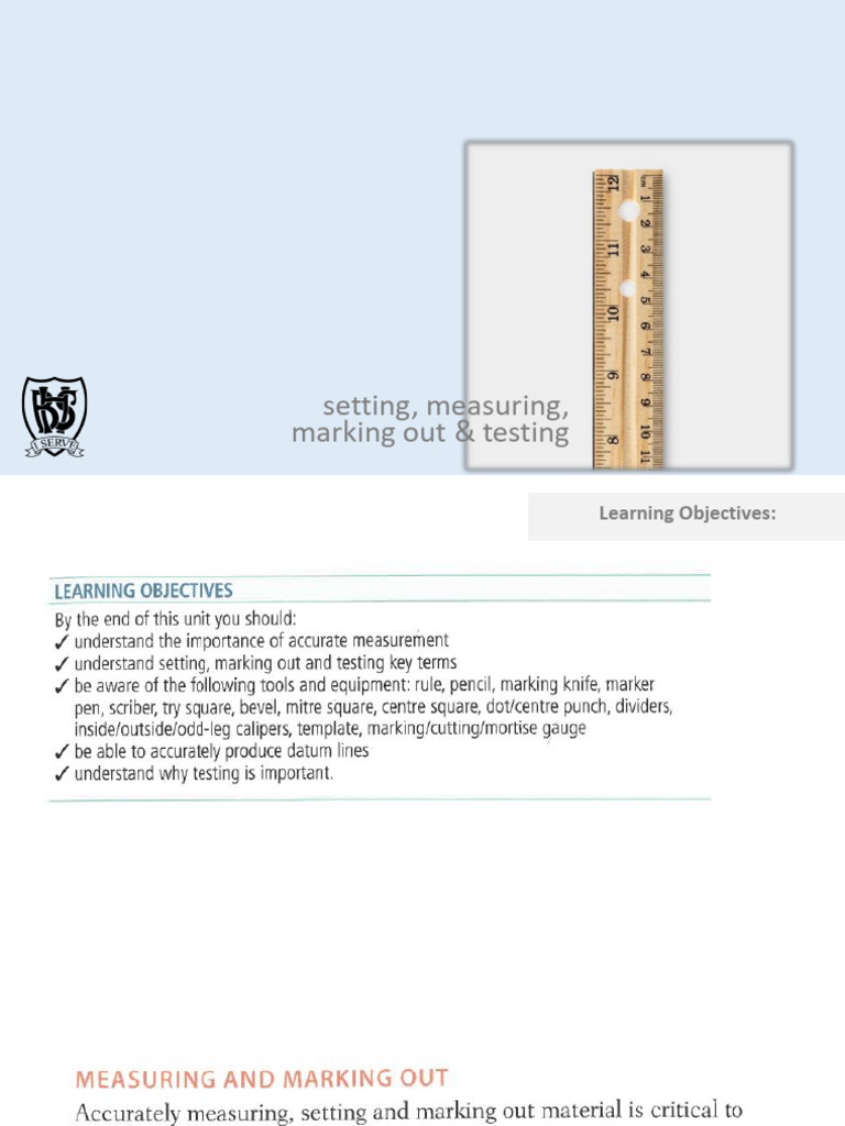 Measuring & Marking Tools Guide | PDF