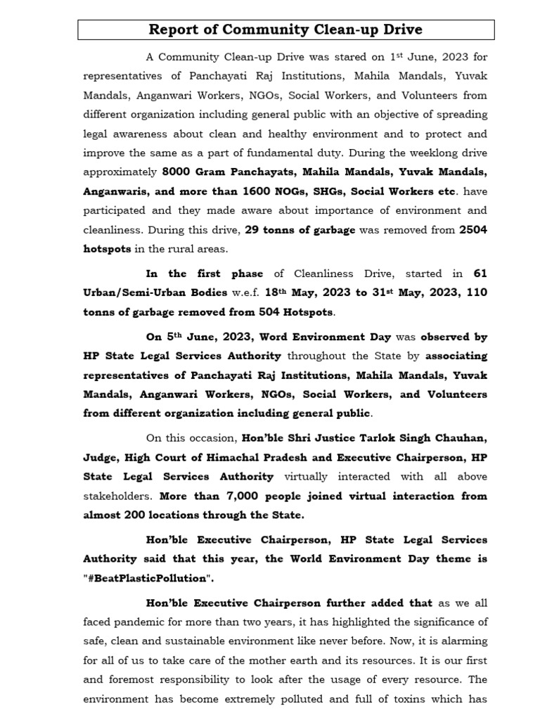 Report Clean-up Drive-merged-20337824 (1) | PDF