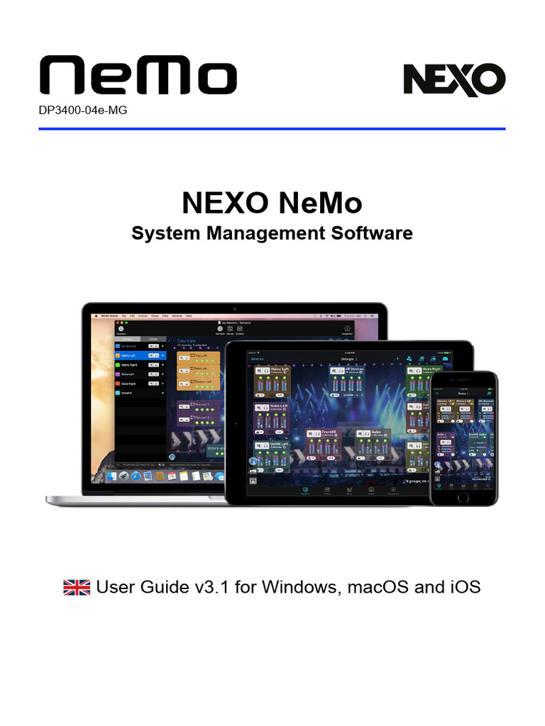 NEXO NeMo User Guide v3.1 en r04e | PDF | Wi Fi | Computer Network