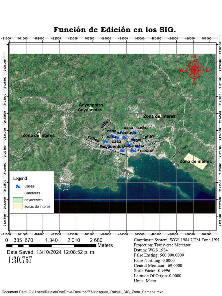 P3-Mosquea Rainiel SIG Zona Samana Compressed | PDF | Cartografía | Geodesia