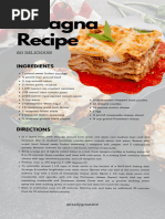 Easy Lasagna Recipe - The Cozy Cook | PDF | Sauce | Teaspoon