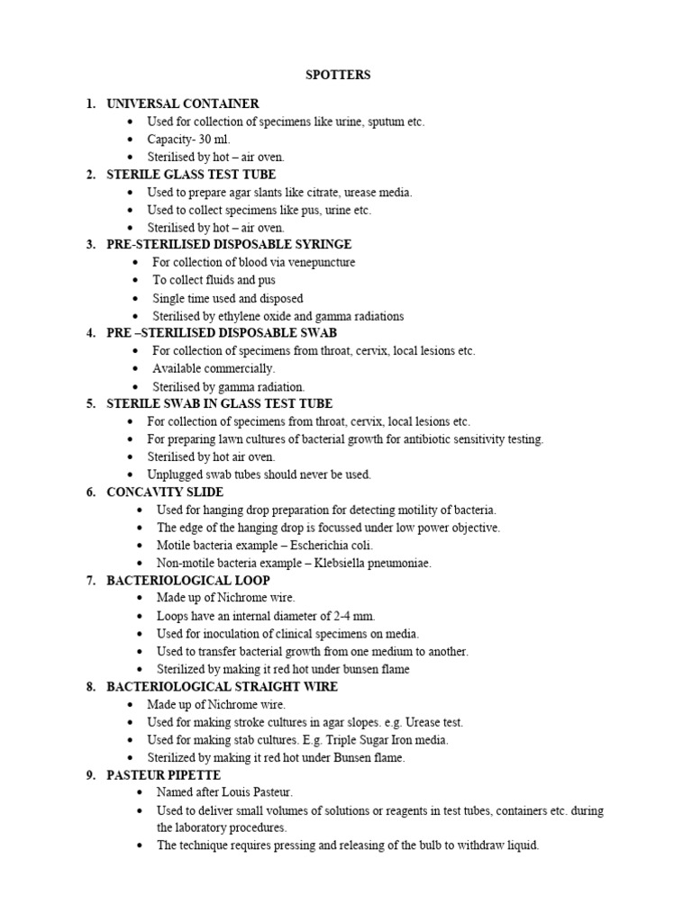 Spotters 1 | PDF | Vaccines | Disinfectant