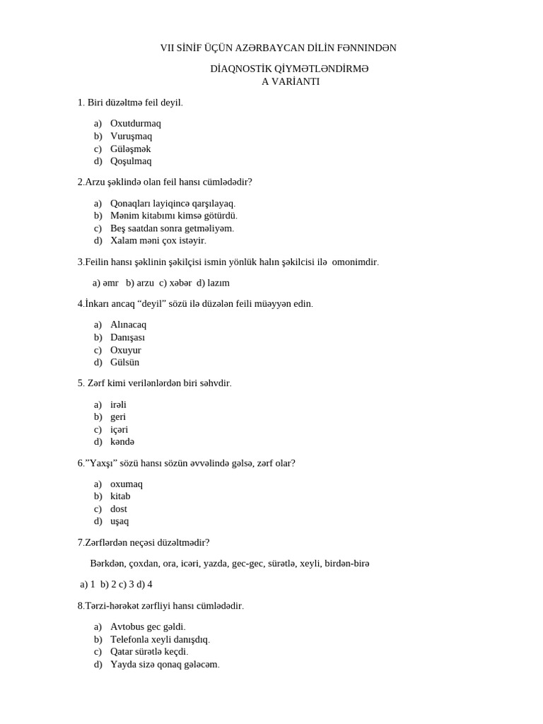 7-Aze A Varianti - Diaqnostik | PDF