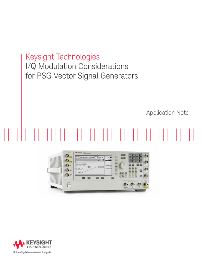 I - Q Modulation Considerations | PDF | Modulation | Bandwidth (Signal ...