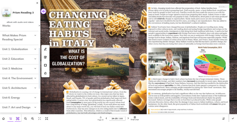 Ebook With Audio and Videos - Prism Reading 3 | PDF