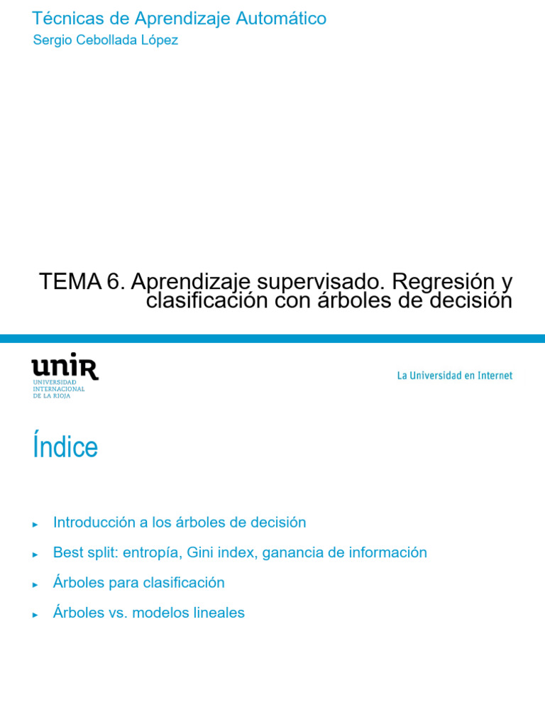 tema6 | PDF | Análisis de regresión | Inteligencia artificial
