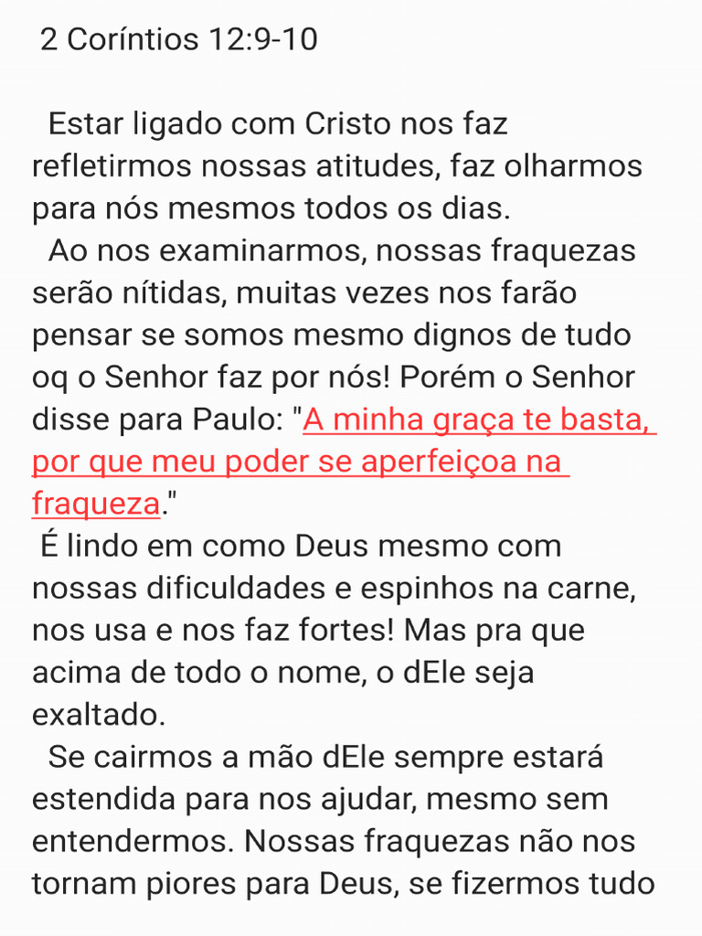 Fraquezas | PDF