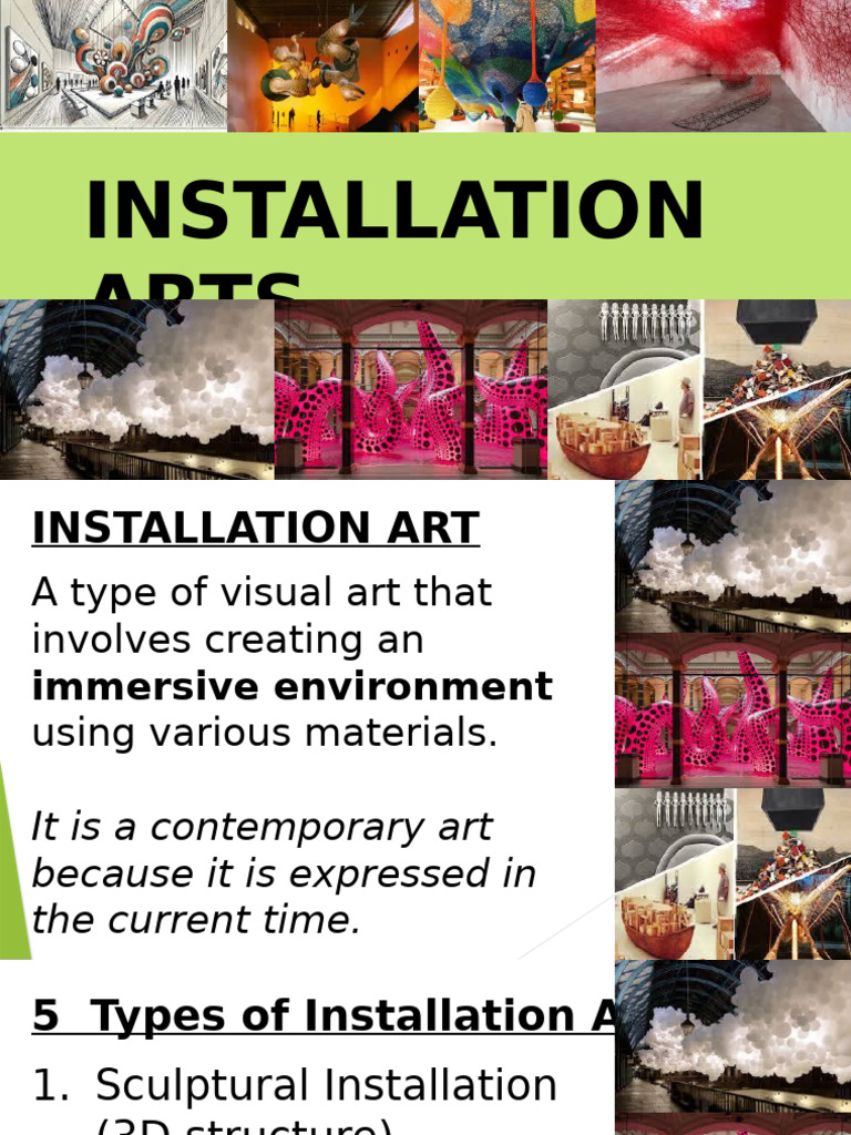 Lesson 2 Installation Arts | PDF