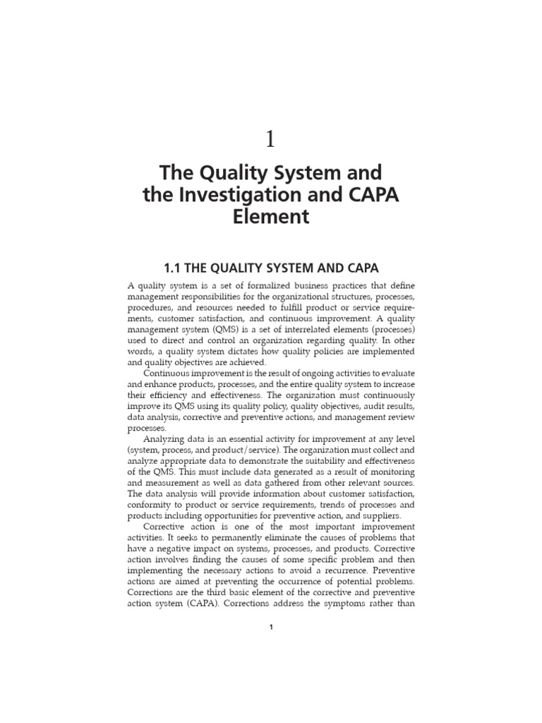 The_Quality_System_and_the_Investigation_and_CAPA_Element | PDF | Iso ... The_Quality_System_and_the_Investigation_and_CAPA_Element | PDF | Iso ...