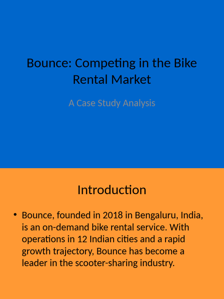 Bounce Case Study Presentation Enhanced | PDF