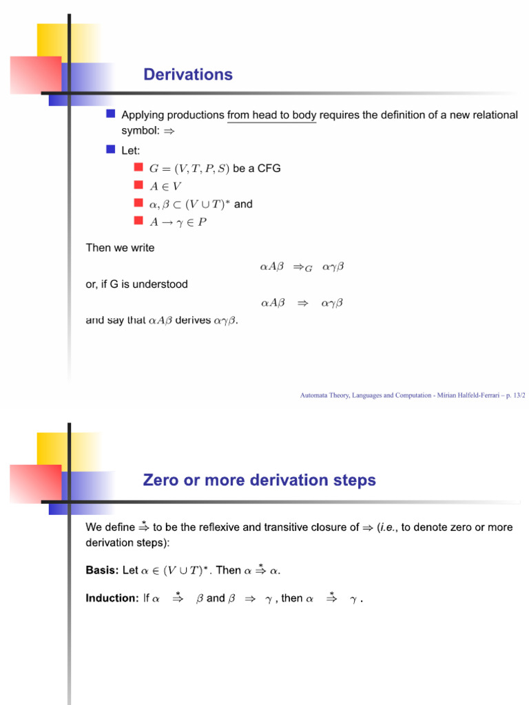 Derivation | PDF