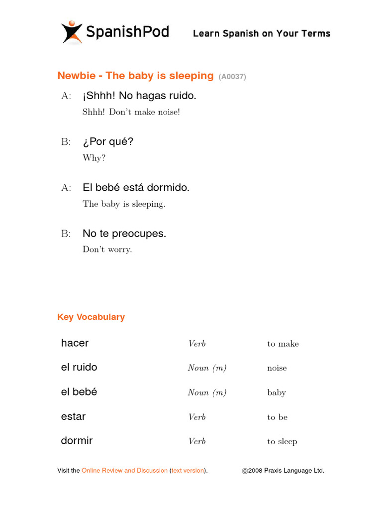 Spanishpod 0037 | PDF