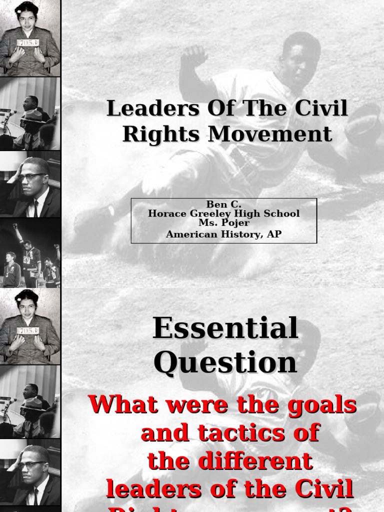 The Black Civil Rights Movement | PDF | Malcolm X | Black Power