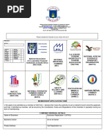ANC Membership Application Form | PDF | African National Congress | Banks