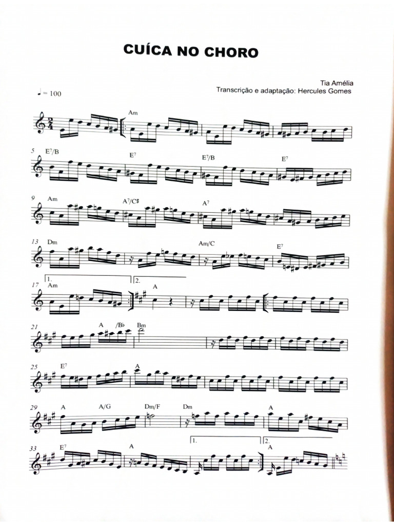 Cuica No Choro | PDF