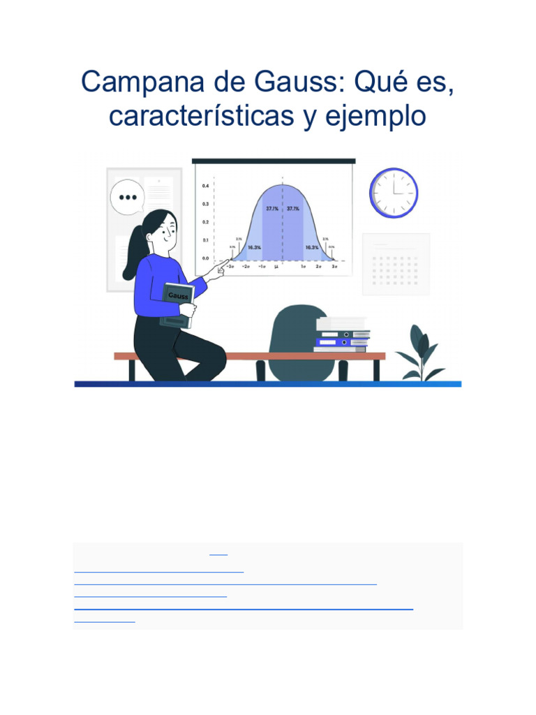 Cómo hacer una campana de Gauss en Excel | PDF | Distribución normal | Estadísticas