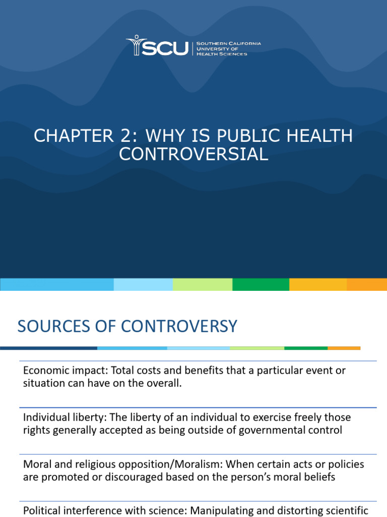 Chapter 2 - Why Is Public Health Controversial | PDF | Public Health ...